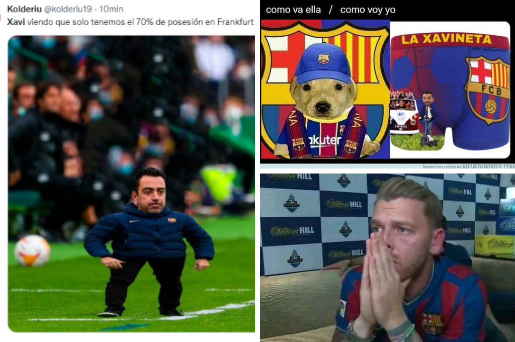 Los jocosos memes que dejó el empate de Barcelona contra el Eintracht ...