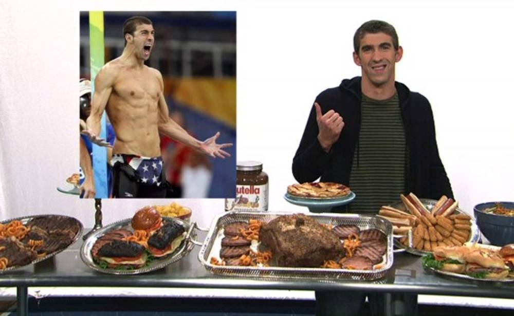 ¡Increíble! Así es la dieta de Michael Phelps, consume 12 mil calorías ...