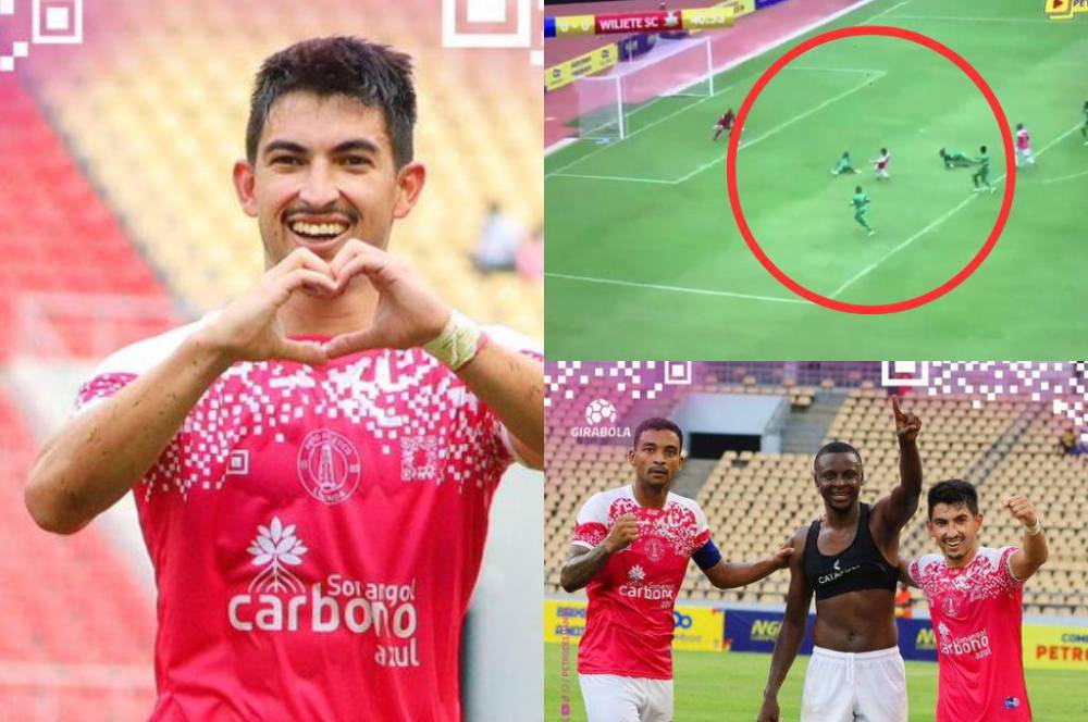 Jonathan Rubio anotó en su cumpleaños un golazo con el Atlético Petro ...