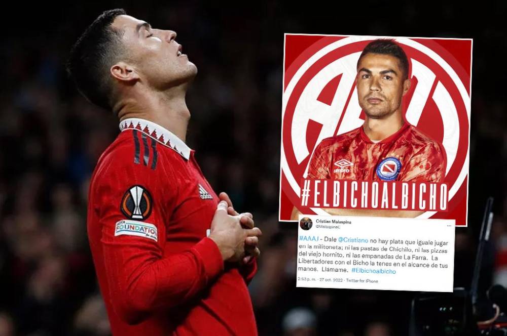 ¿Aceptará? Club argentino le lanza insólita propuesta a Cristiano Ronaldo para que juegue la ...