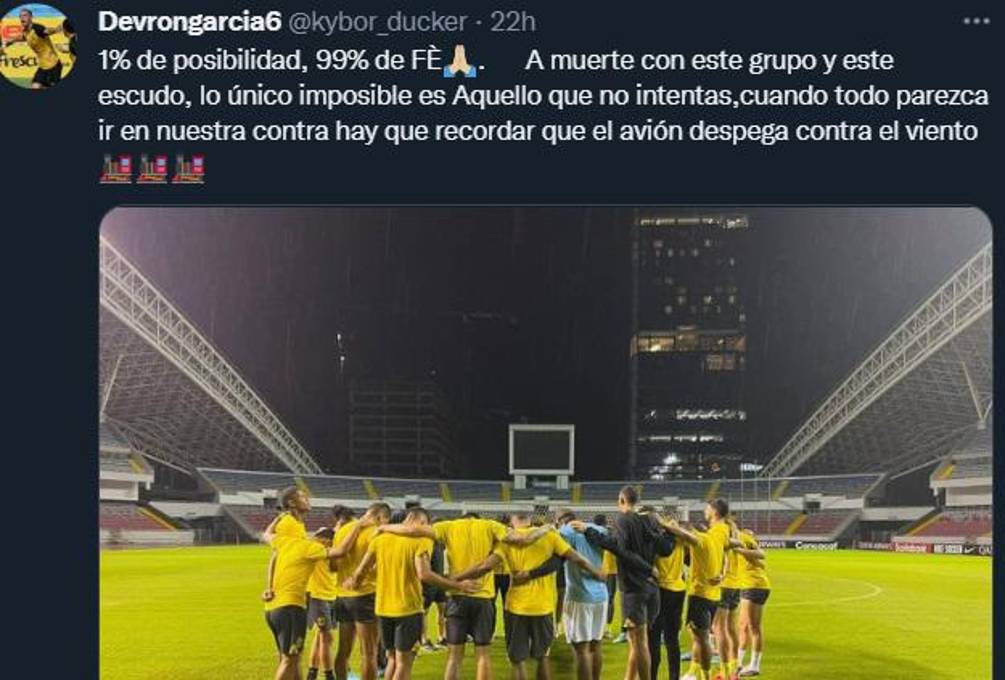 “1% de posibilidad, 99 de fe”, “A darlo todo”, “Vamos mi auri ...