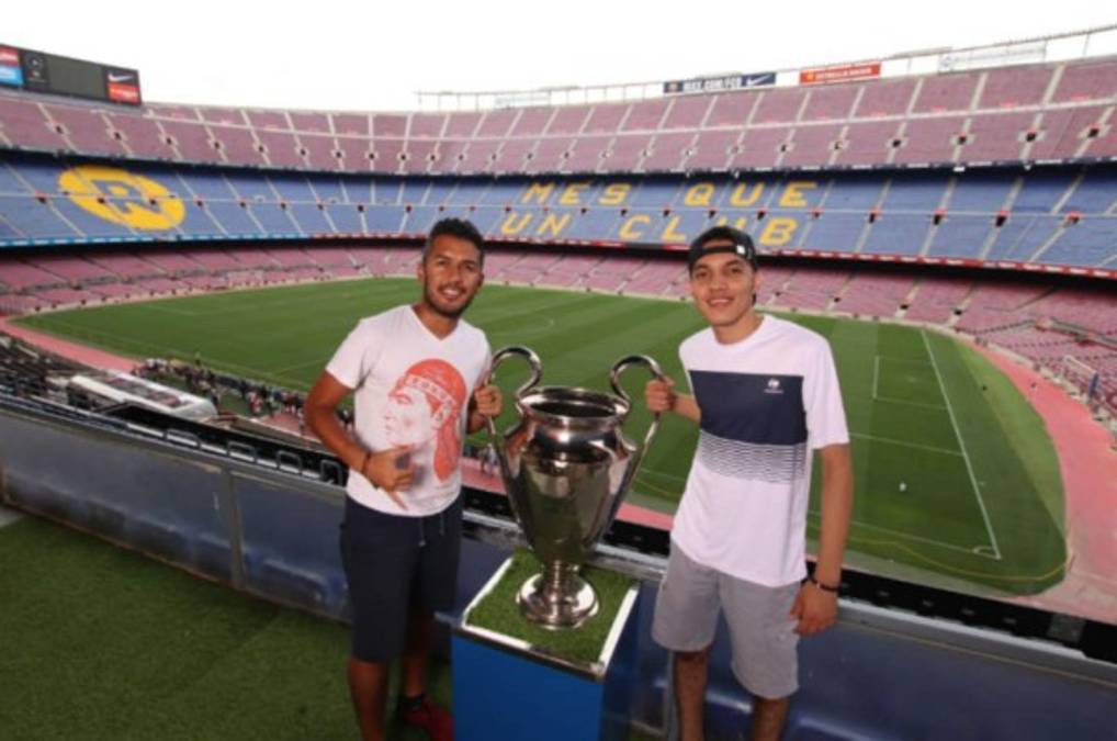 Mario Pavón, el hondureño que cumplió su sueño en el Camp Nou