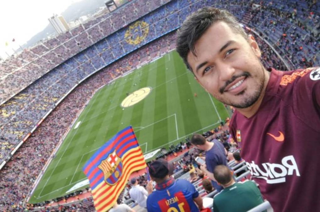 Mario Pavón, el hondureño que cumplió su sueño en el Camp Nou
