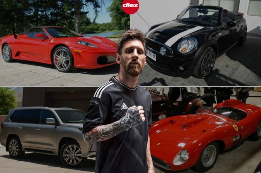 ¿Cuántos tiene? La descomunal colección de carros de Lionel Messi