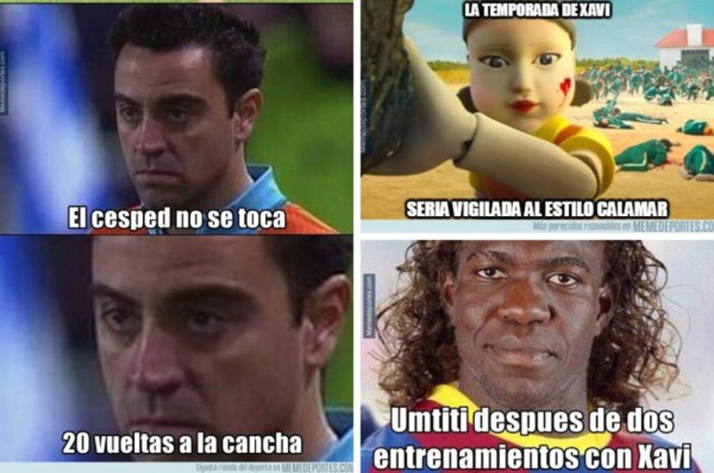 ¡Ya empezó a perder pelo! Los memes que hacen pedazos a Xavi antes de ...