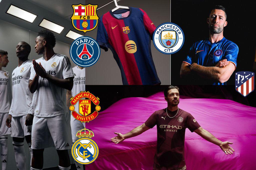 ¡Qué belleza! Los uniformes que utilizarán los grandes clubes europeos ...