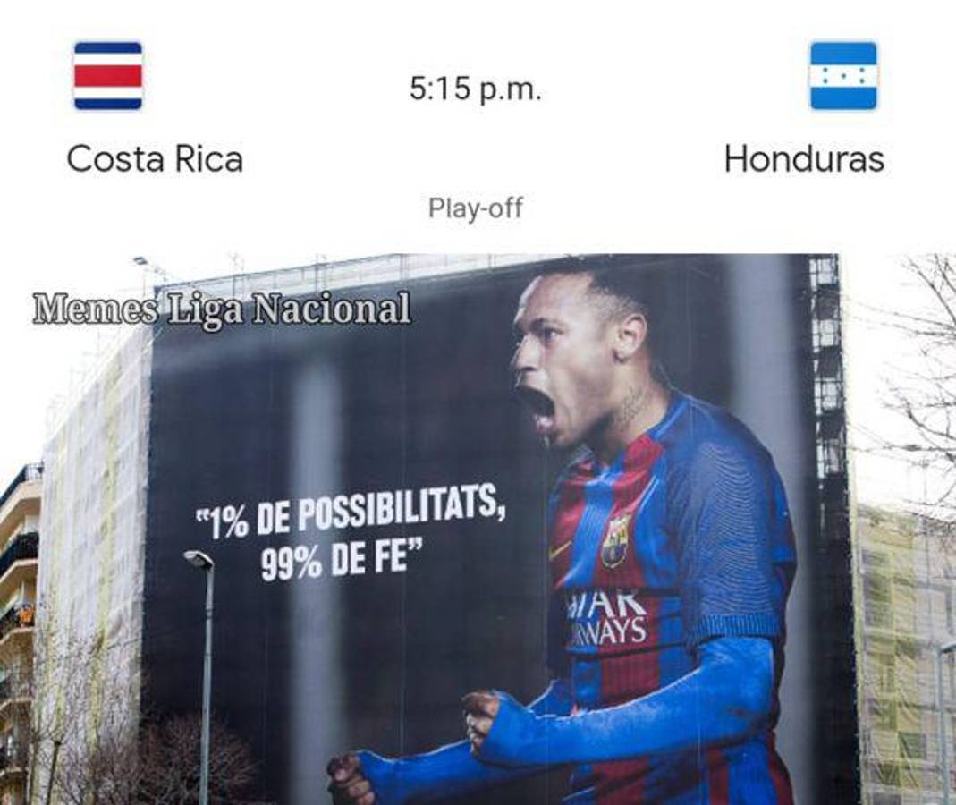 Los memes previo al Costa Rica vs Honduras por la clasificación a la ...