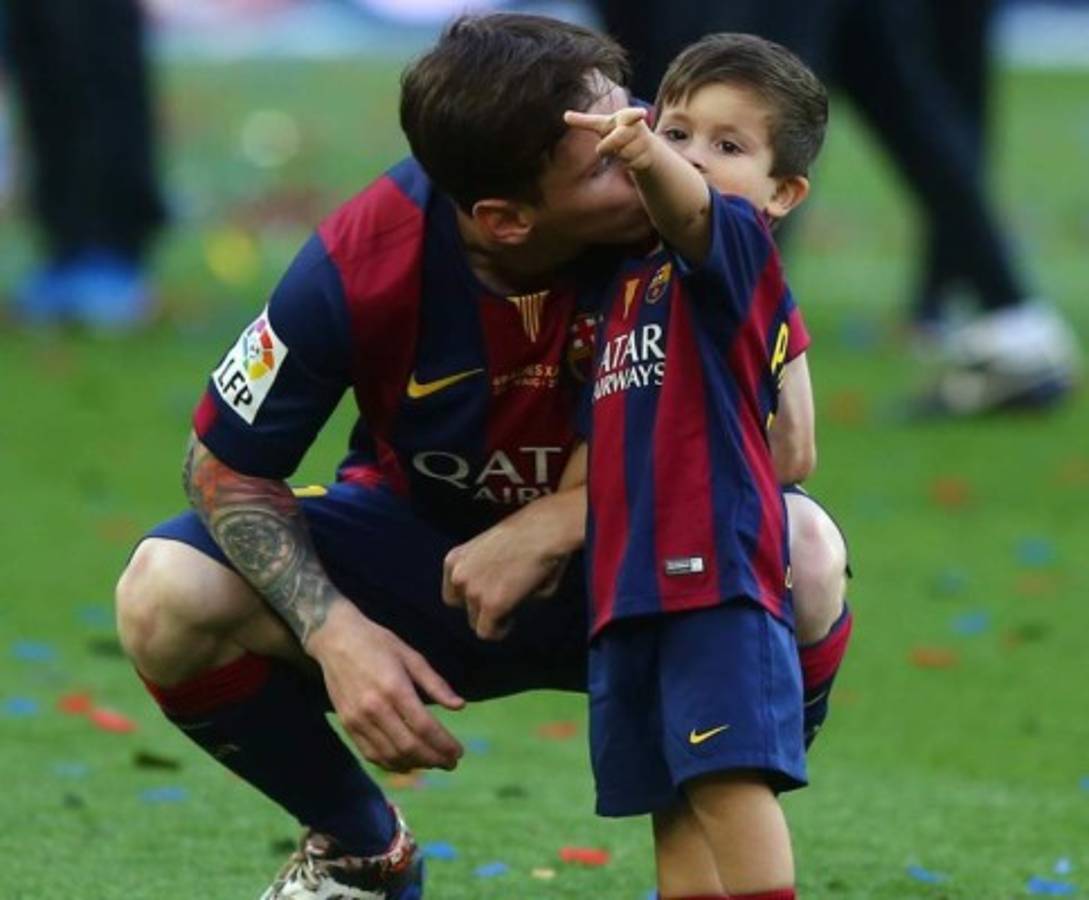 Messi, un papá moderno y amoroso