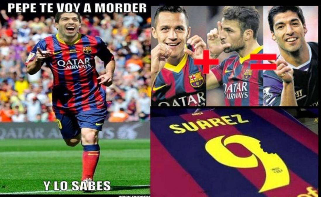 Los memes a Luis Suárez tras su debut con Barcelona