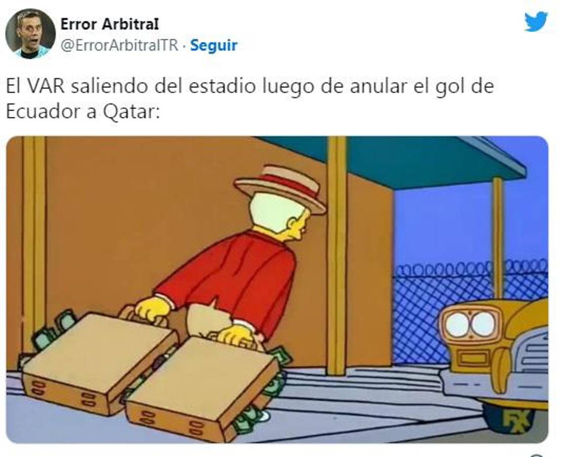 El VAR es protagonista: Los jocosos memes del Qatar vs Ecuador en el ...
