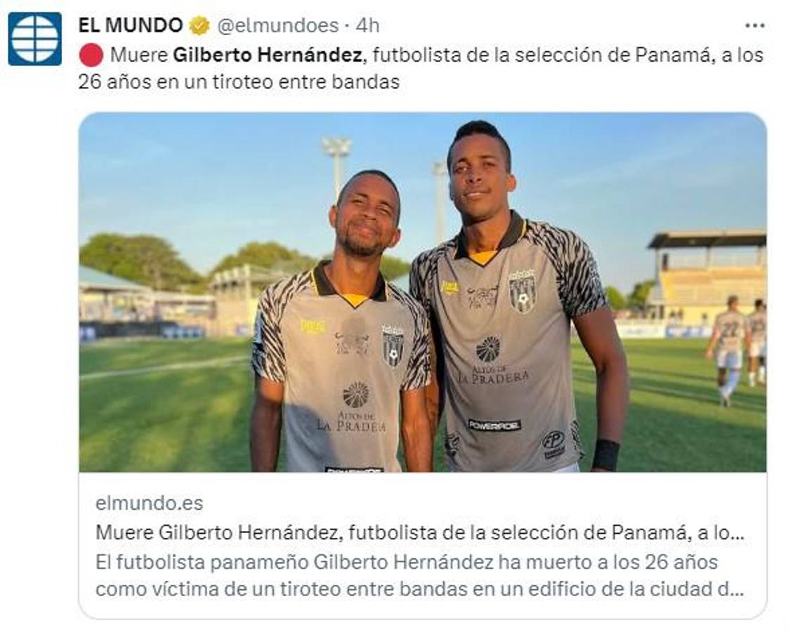 El mundo del fútbol llora la muerte de jugador de la selección de Panamá; los mensajes de César ...