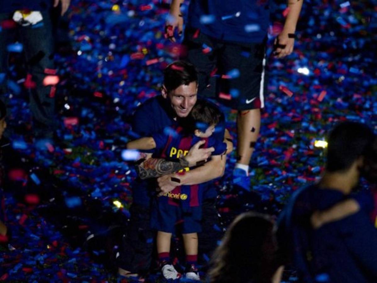 Messi, un papá moderno y amoroso