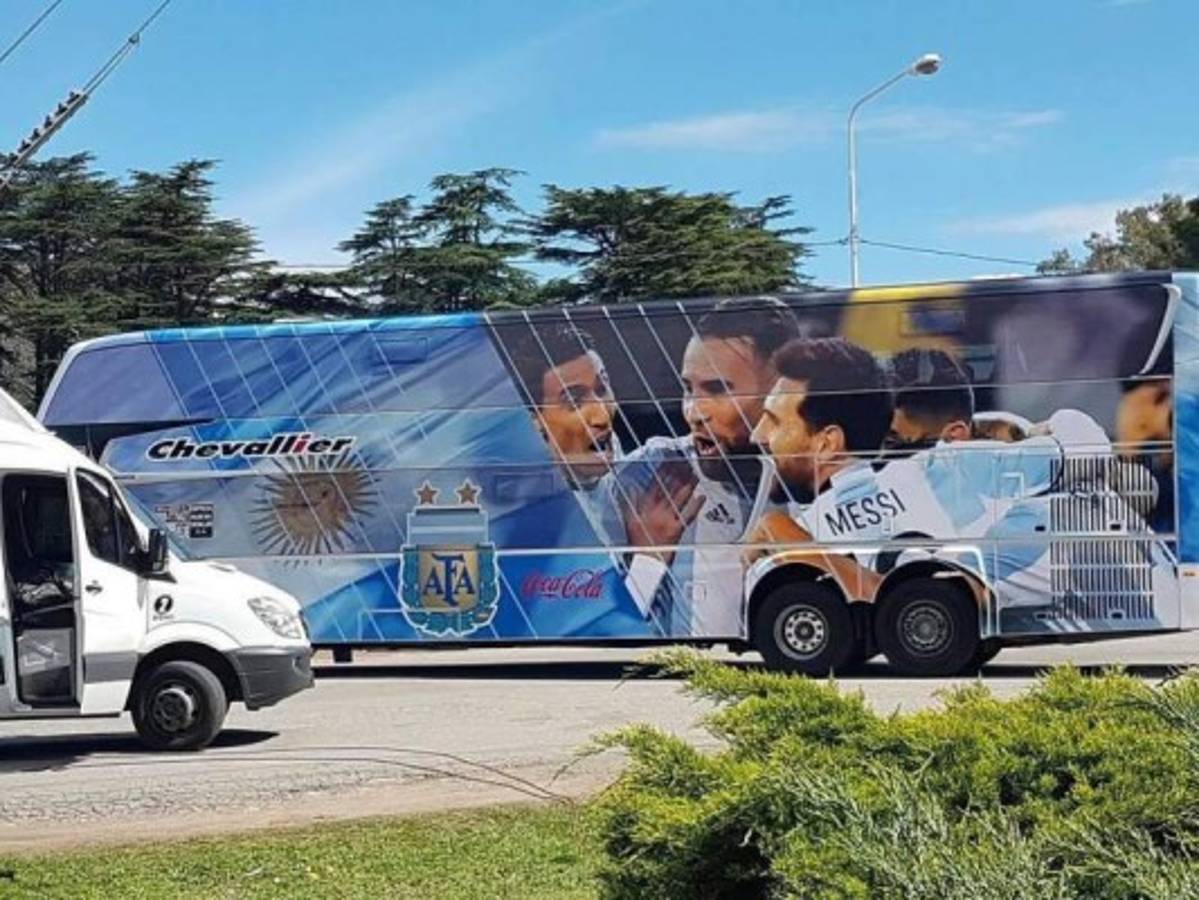 DE LUJO: El nuevo y espectacular bus de la selección de Argentina