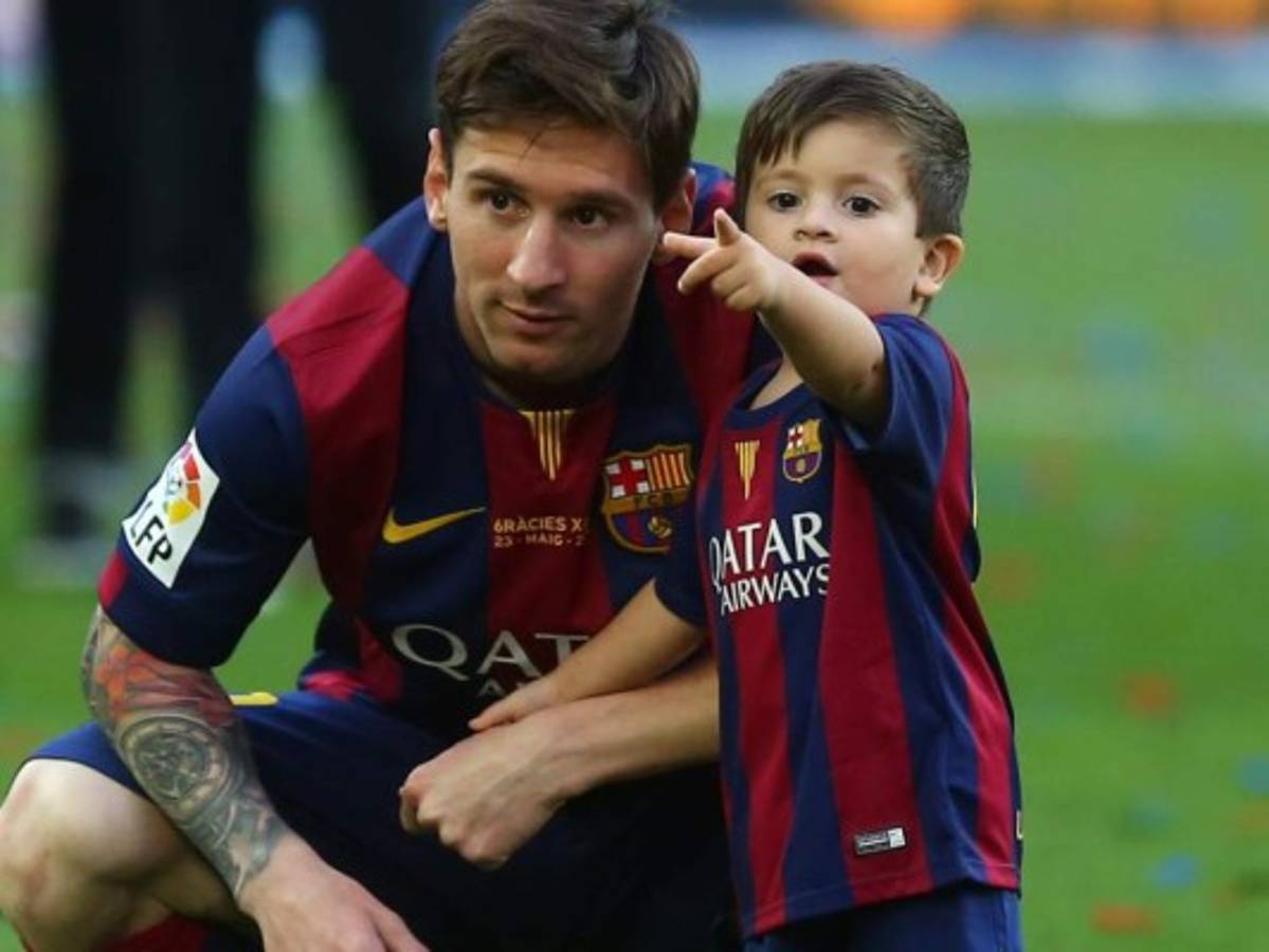Messi, un papá moderno y amoroso