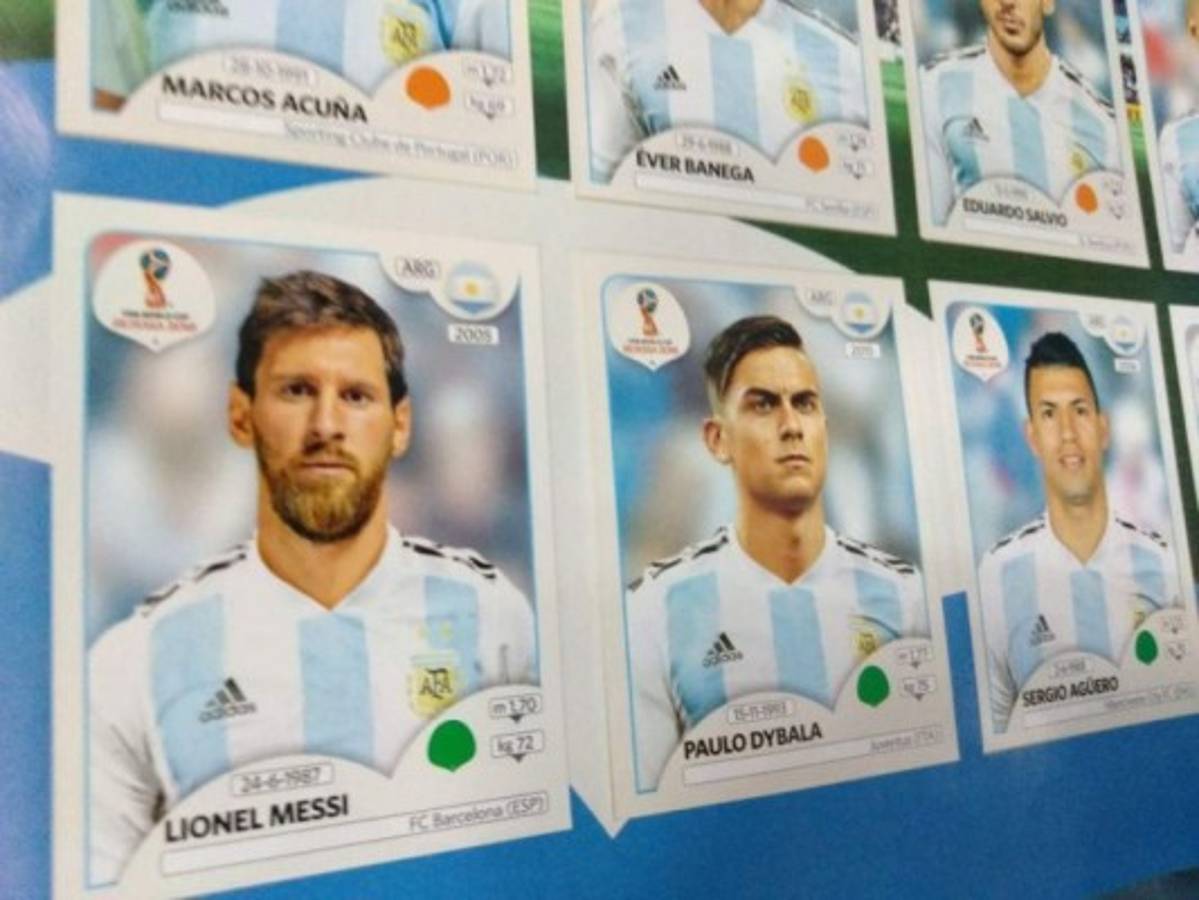 ¡Su evolución! Así luce Lionel Messi en el Álbum Panini de Rusia-2018