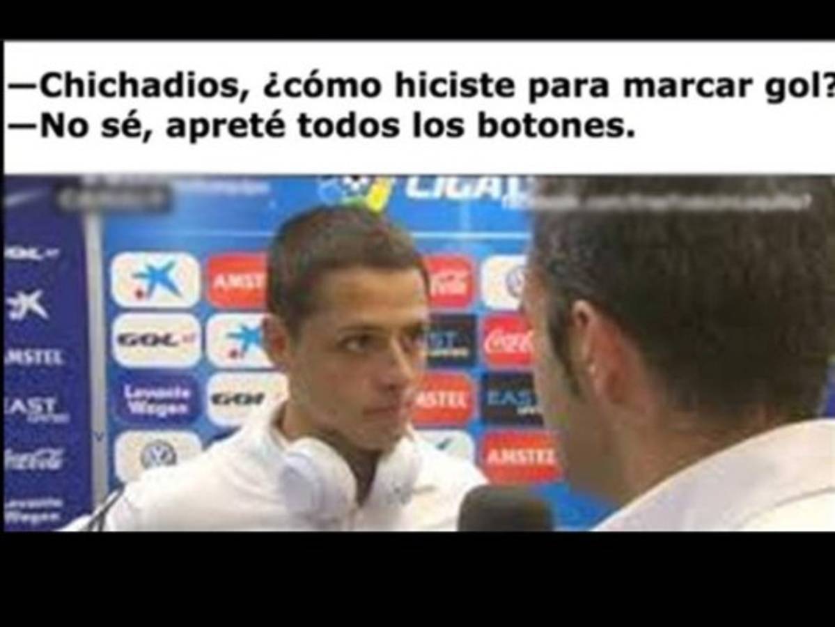PARA REÍR: Chicharito rompe su sequía goleadora y los memes se rinden ...