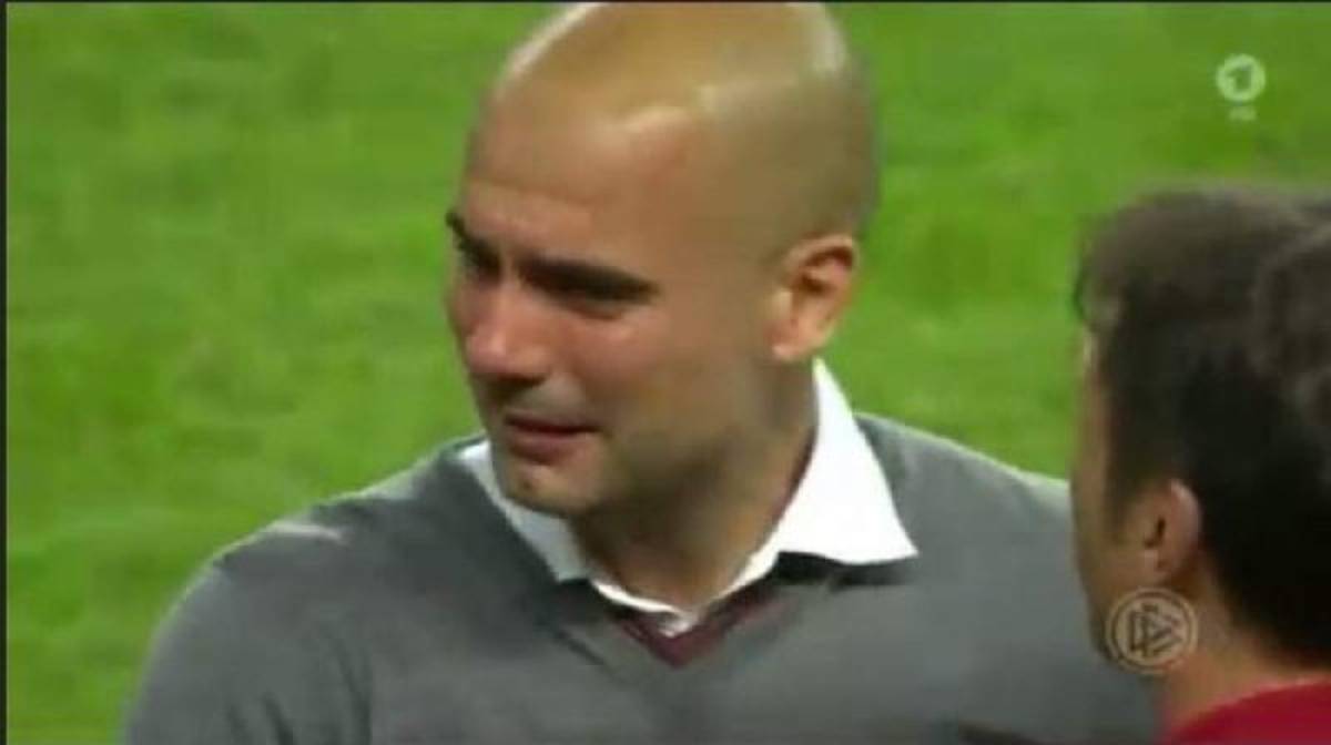 Pep Guardiola rompe en llanto al ganar la Copa de Alemania