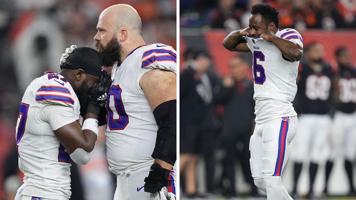 Jugador de Buffalo Bills de la NFL se derrumba en el campo tras una ...