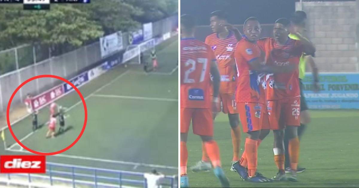 ¡A lo Ronaldinho! el gorrito espectacular de Luis “La Caguama” Cerna a defensor de Honduras Progreso