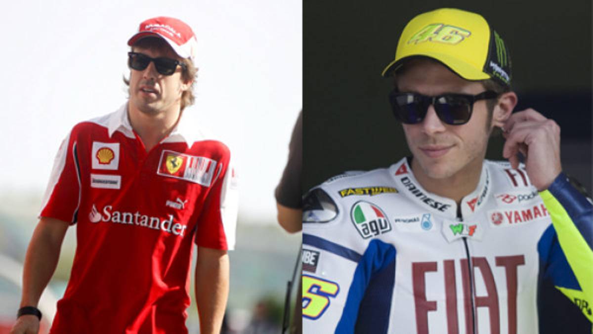 Alonso vrs Rossi en pistas de hielo y esquÃ­