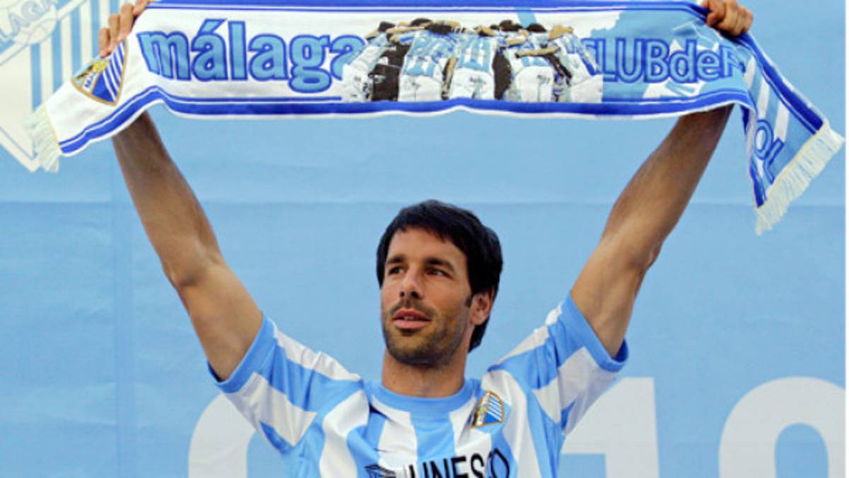 Rud van Nistelrooy presentado en el MÃ¡laga