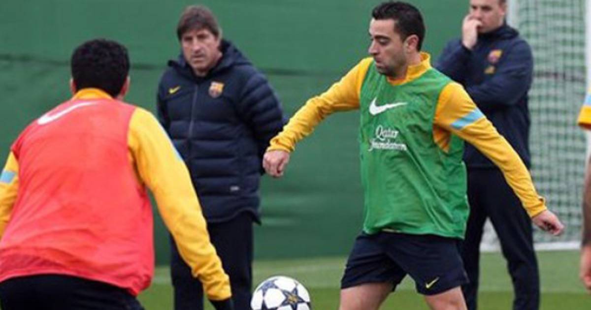 Xavi HernÃ¡ndez vuelve a entrenar pensando en AC Milan