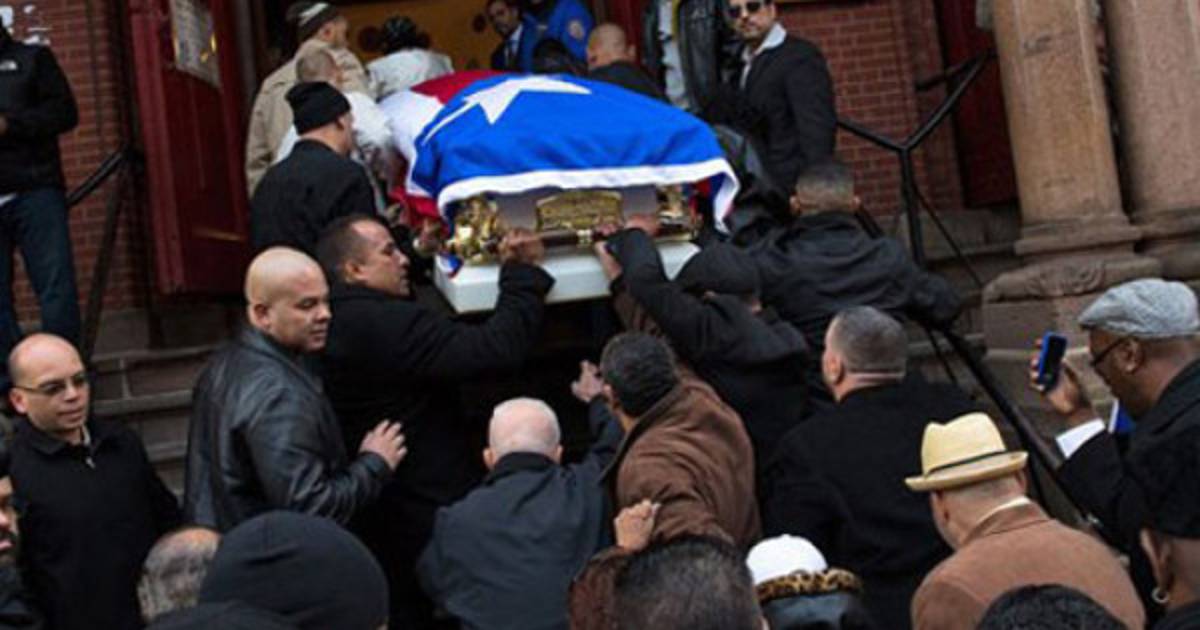 Miles despiden a 'Macho' Camacho en el barrio donde creciÃ³ en Nueva York