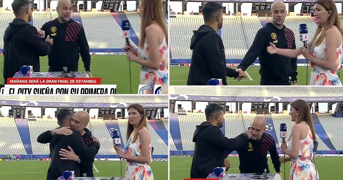 Guardiola se cuela en una transmisión y así fue su reencuentro con ...