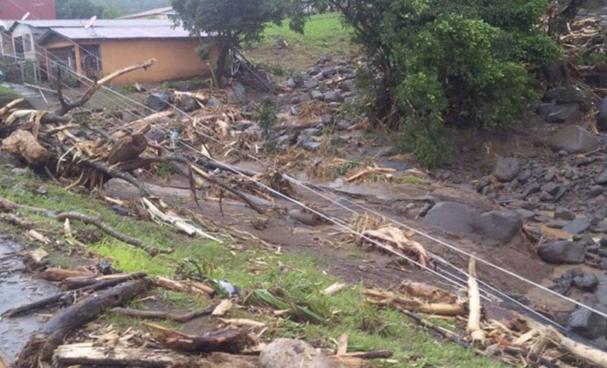 Fuertes imágenes de Costa Rica tras el paso del huracán Otto