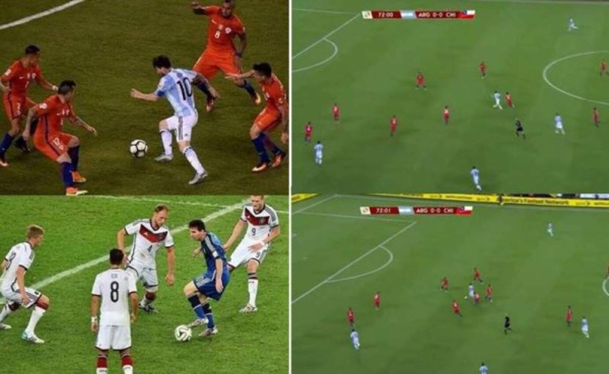 La foto que reflejó la soledad de Messi y se hizo viral