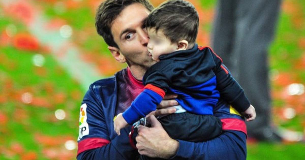 Messi, un papá moderno y amoroso