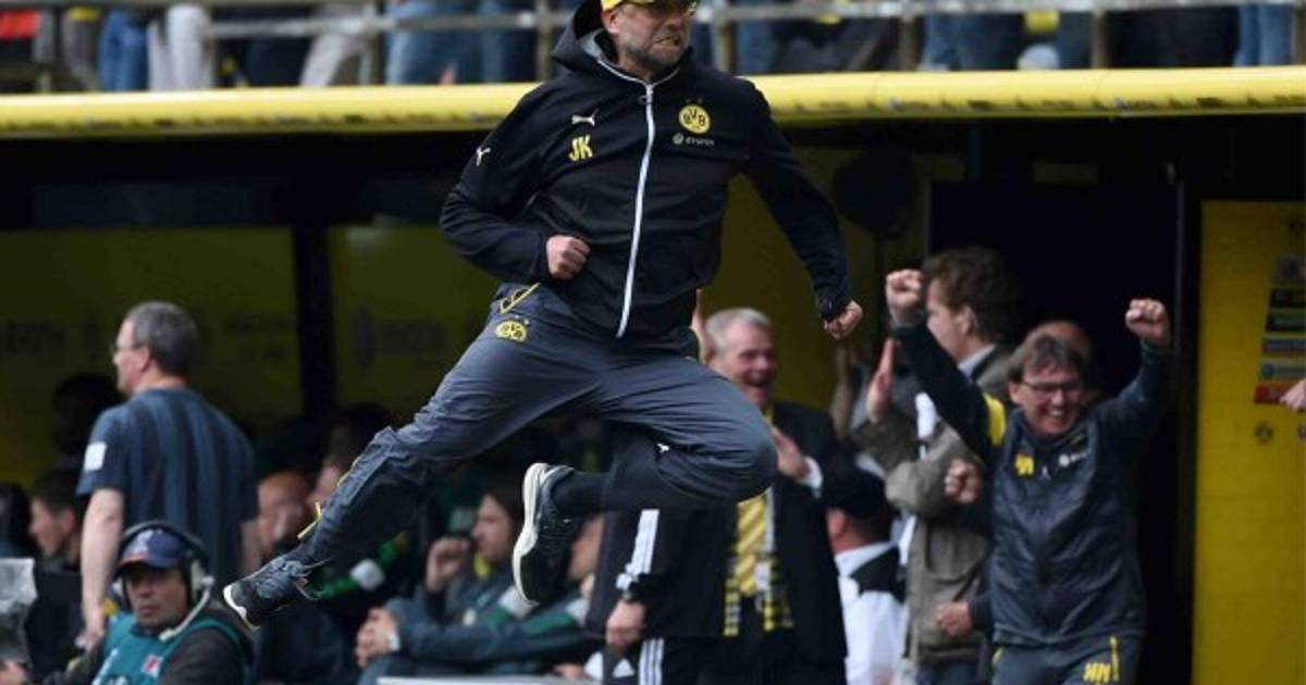 La última celebración de Jürgen Klopp con el Borussia Dortmund