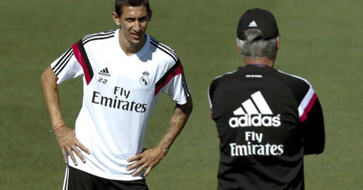 Di María se cae de lista de Real Madrid ante Atlético