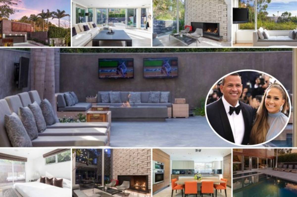 IMPRESIONANTE: La lujosa mansión de Alex Rodríguez y Jennifer López