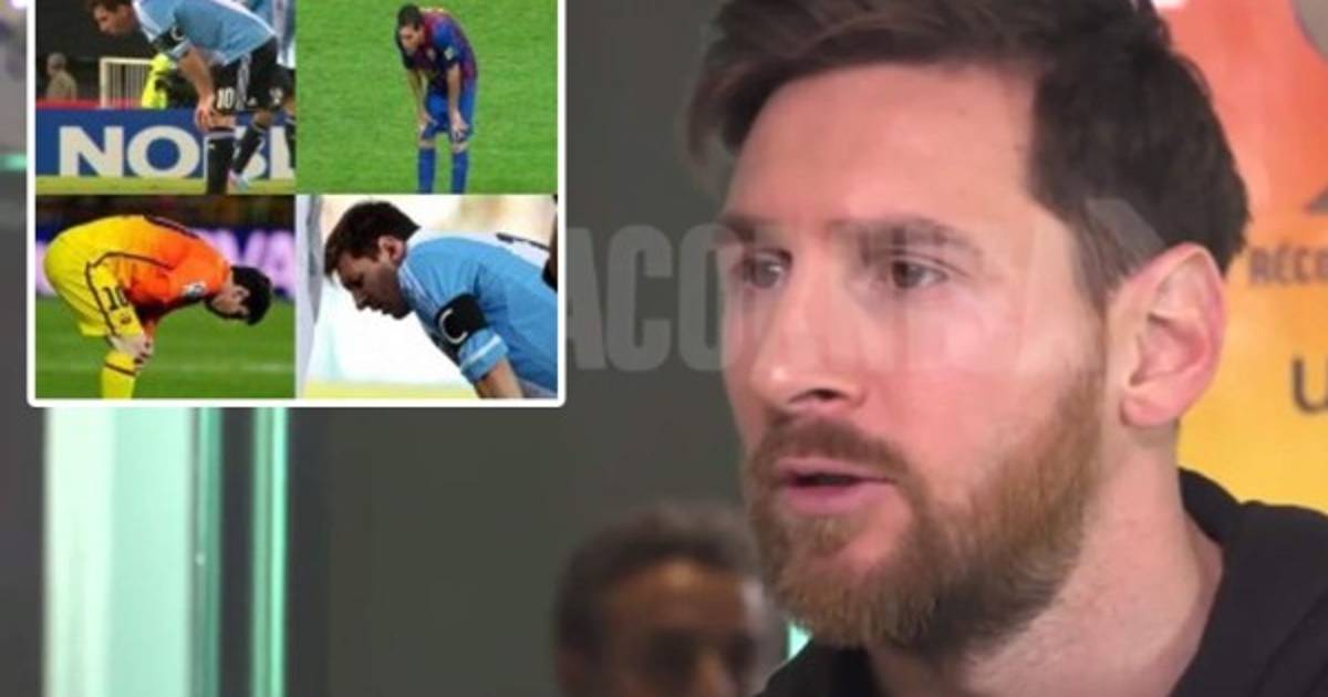 Messi decide revelar por qué vomitaba en medio de los partidos