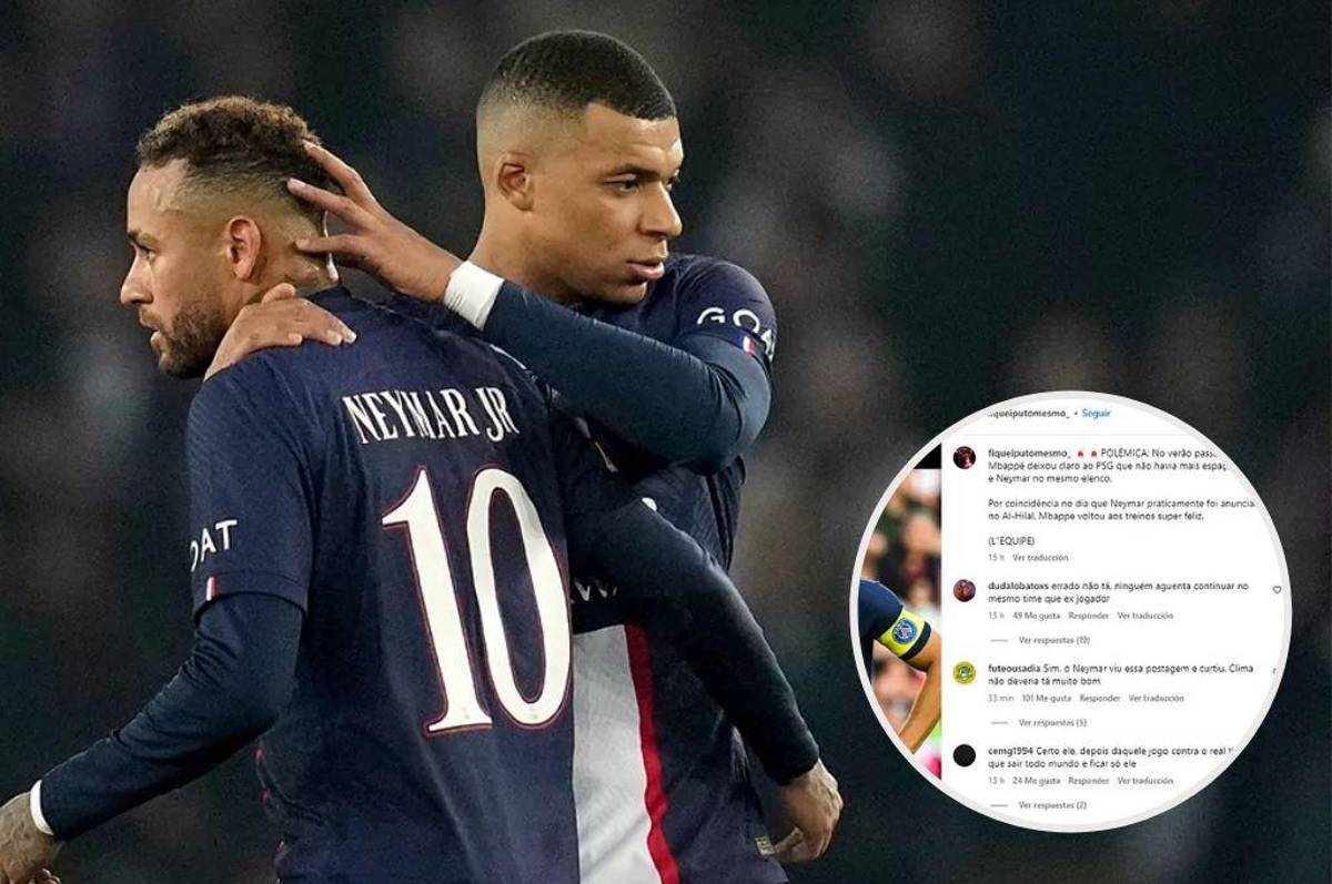 Neymar hace estallar las redes: “Mbappé dejó claro que no había espacio para los dos en el PSG ...