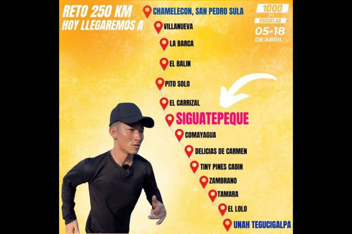 Desmayados y apoyo total del pueblo hondureño: Así va la ruta de 250 KM de Shin Fujiyama para ...