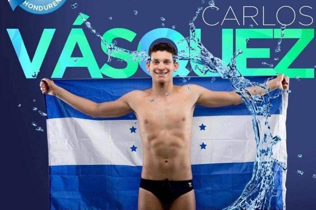 Nuevo récord nacional del hondureño Carlos Vásquez en el Campeonato Mundial Piscina Corta