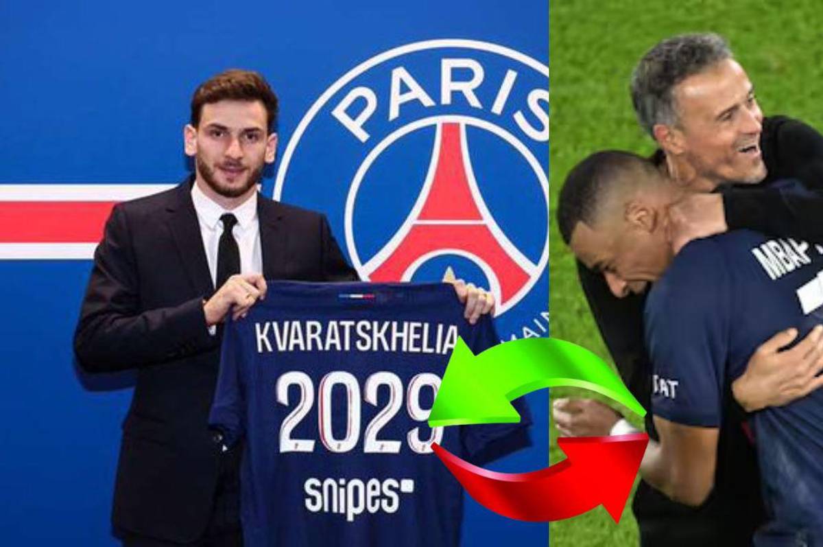 Luis Enrique ficha al ‘reemplazo’ de Mbappé: Kvaratskhelia es nuevo jugador del PSG y este es su ...