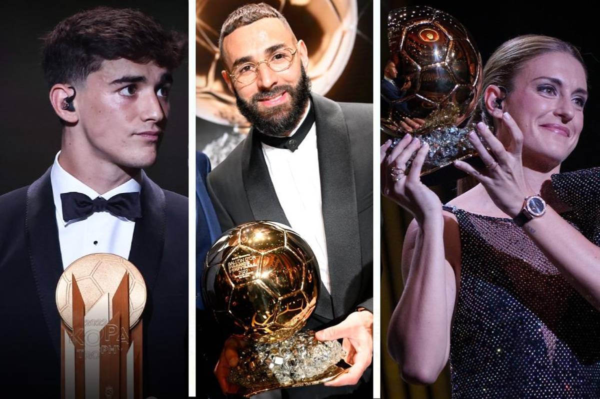 Todos los ganadores en la gala del Balón de Oro 2022: mejor jugador, jugadora, portero, joven ...