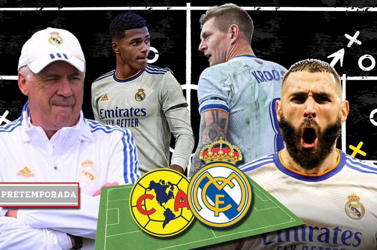 ¿Juega Benzema? El 11 del Real Madrid para enfrentar al América en su ...