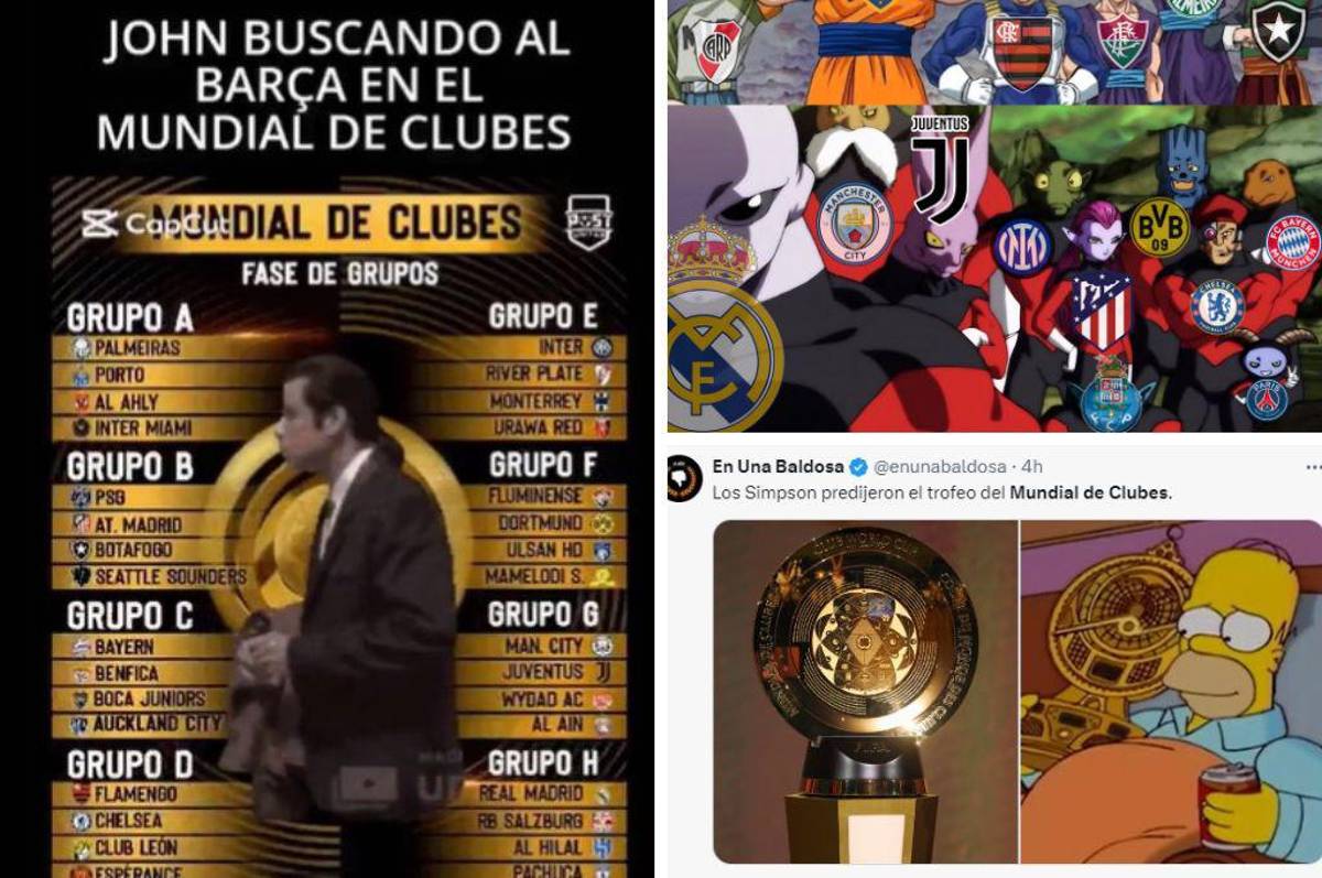 Los crueles memes que dejó el sorteo del Mundial de Clubes; equipos ...