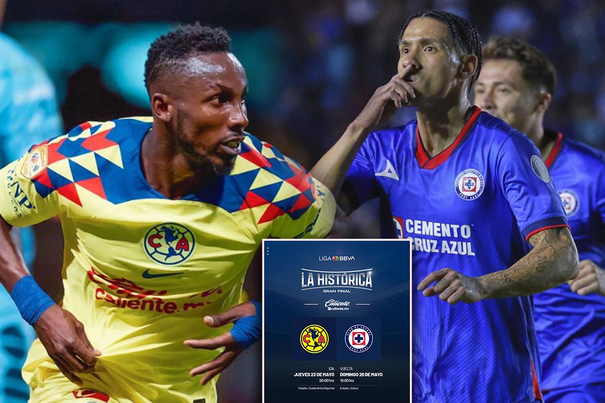América - Cruz Azul: Liga MX anuncia horarios, fechas y estadios para la gran final del Clausura ...