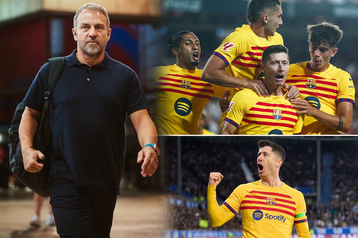 Hansi Flick debuta con triunfo en LaLiga: Barcelona derrotó al Valencia con doblete de Robert ...