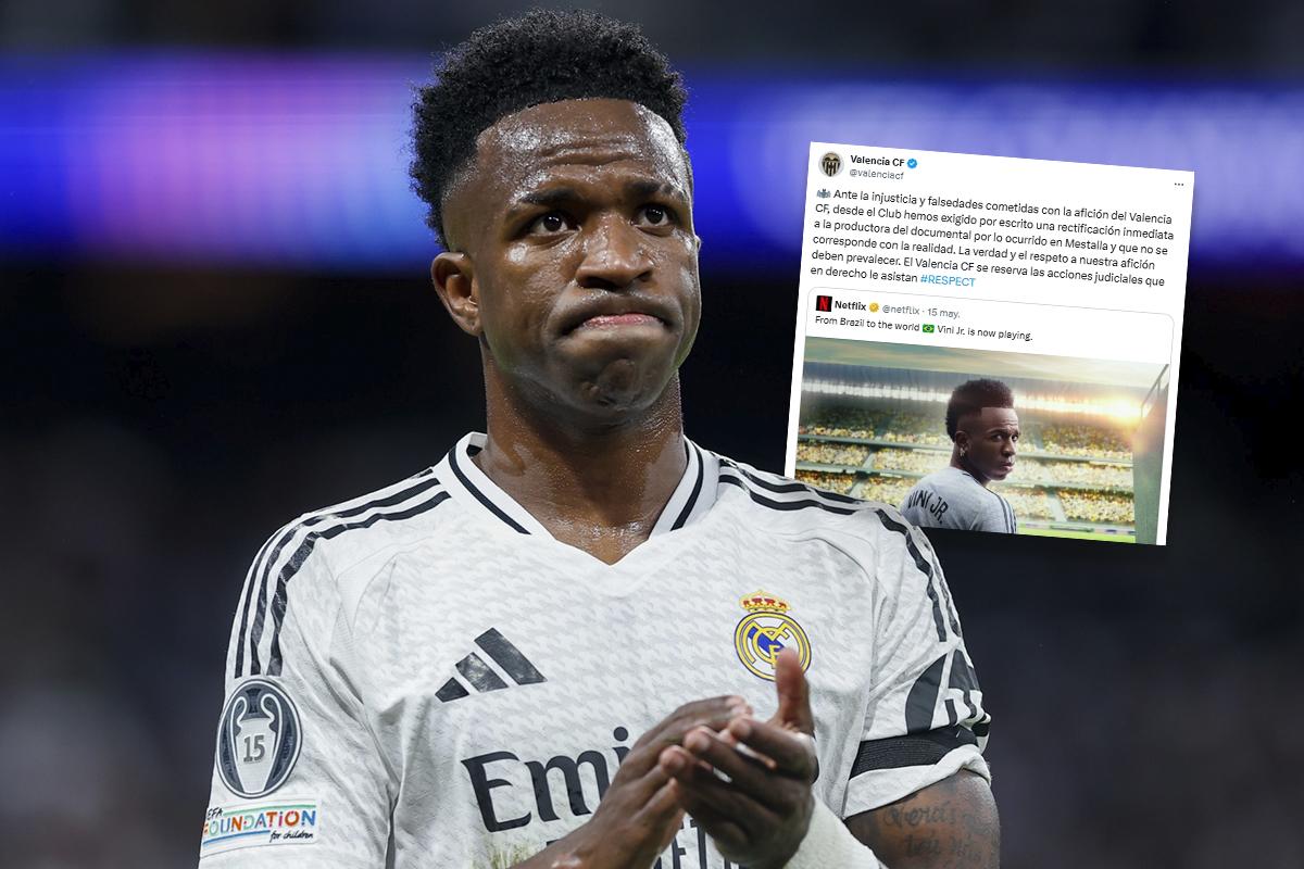 El Valencia explota tras el documental de Vinicius en Netflix: "Hemos exigido por escrito..."