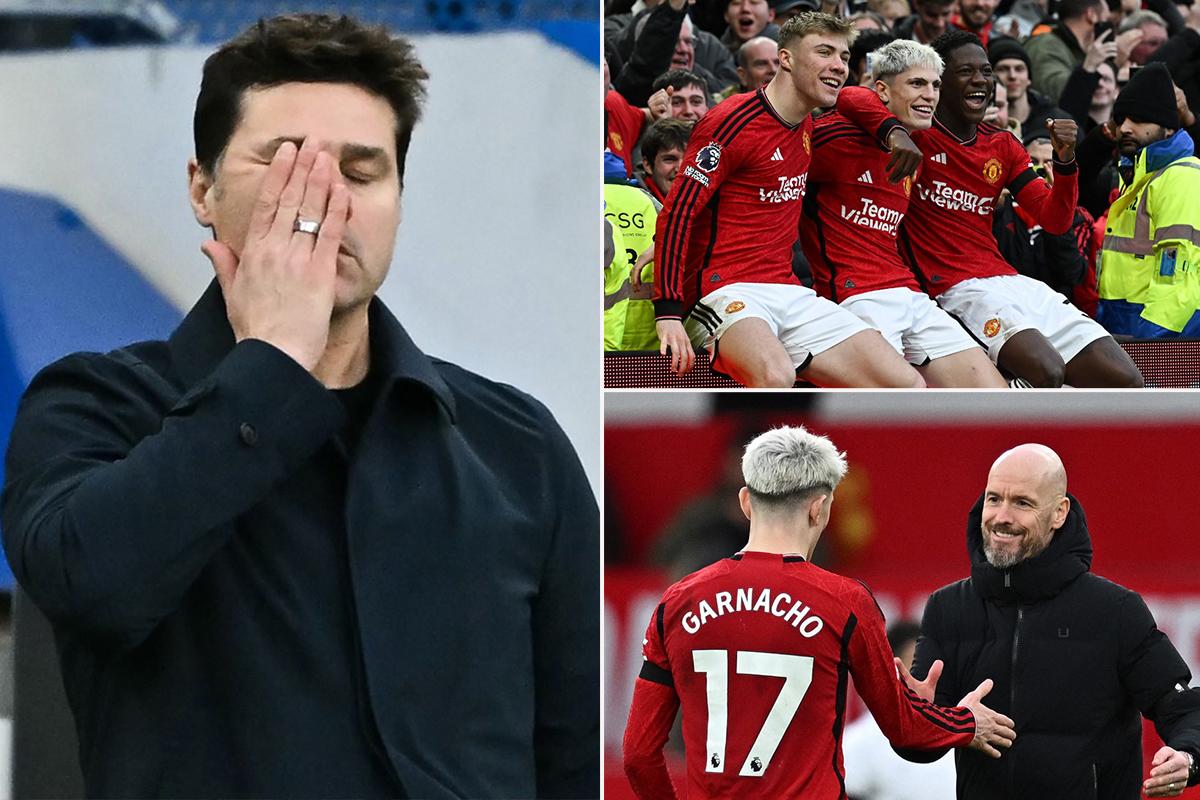 El Chelsea se cae a pedazos y Manchester United golea con doblete de Alejandro Garnacho