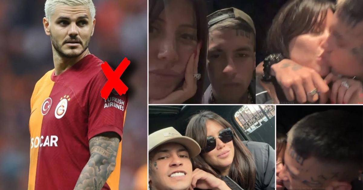 Confirmaron su romance: Wanda Nara y L-Gante se “comieron” a los besos y la reacción de Mauro Icardi