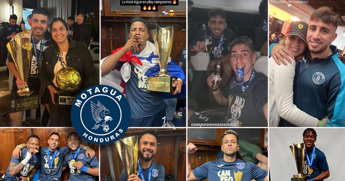Motagua se proclamó campeón ante Olimpia y así lo celebraron sus ...