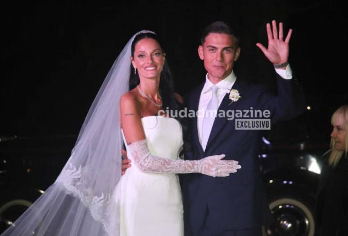 Las primeras imágenes de la boda de Paulo Dybala y Oriana Sabatini en ...