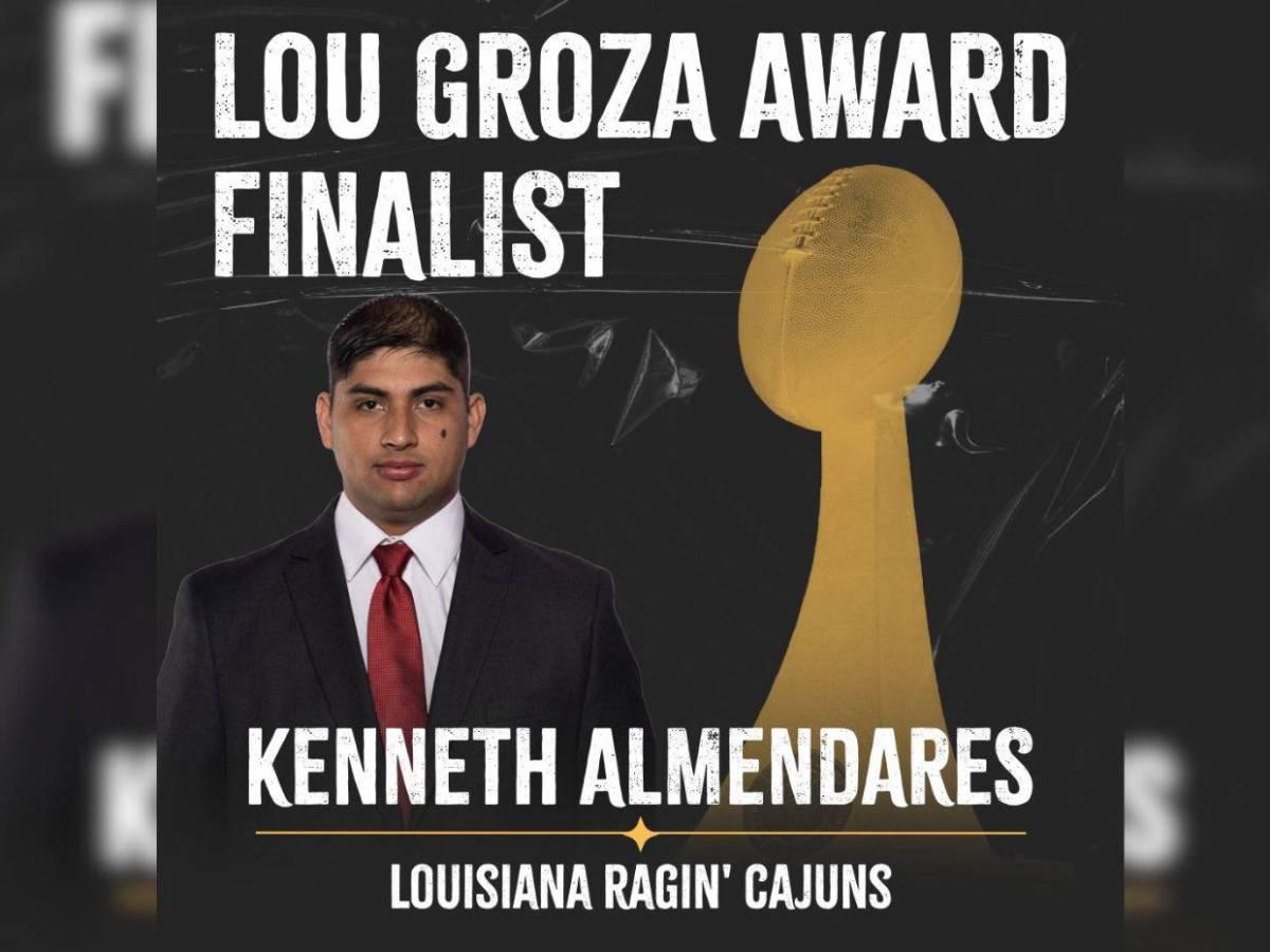 Kenneth Almendares, el hondureño ganó el premio al mejor pateador